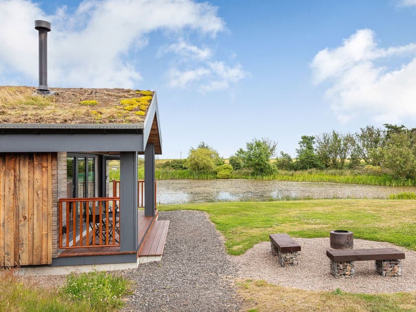 Wildflower Eco Lodges - Harrier Lodge in Lonmay, near Fraserburgh ...