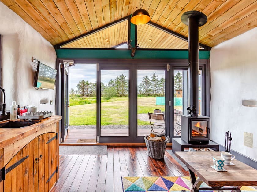 Wildflower Eco Lodges - Harrier Lodge in Lonmay, near Fraserburgh ...